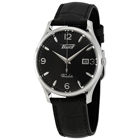 Tissot Heritage Visodate Quartz Black Dial Mens Watch T11841016057