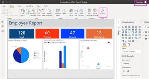 How To Publish Report From Power Bi Desktop To Power Bi Service Rijwan Satya S Blog