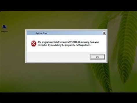 How To Fix MSVCR Dll Missing Error Fix It Uncategorized Error