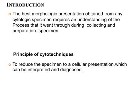 Basic Cytology Techniques Pptx