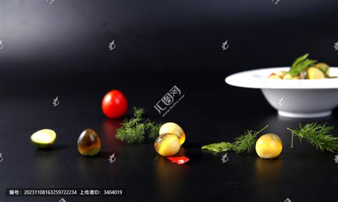 烧椒小皮蛋中国菜系食品餐饮摄影素材汇图网
