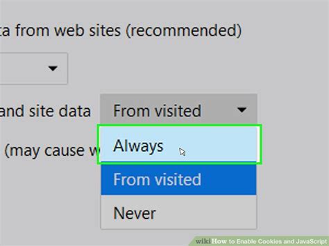 8 Ways To Enable Cookies And Javascript Wikihow