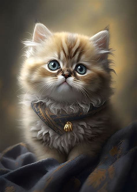 Pussy Cat Poster By Eljay Cart Displate