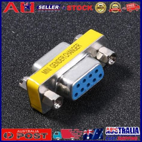 Pcs DB Female To Female Adapter Gender Changer Serial RS Coupler EBay