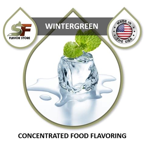 Wintergreen Food Flavor Drops Flavoring Concentrate 1oz30ml