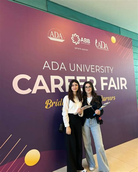 Esmira Sadigzada On Linkedin 12thcareerfair Adauniversity
