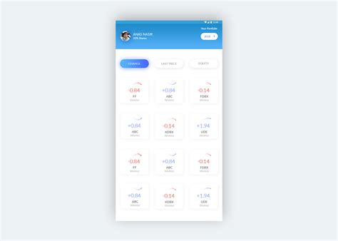 Online Stock Exchange Mobile App Design On Behance