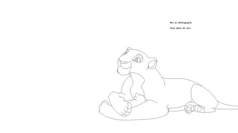 Lion King Lineart Base