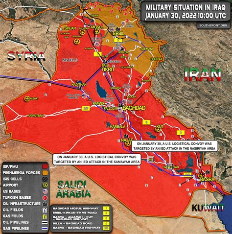 Military Situation In Iraq On January 30 2022 Map Update