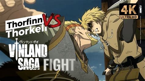 Thorfinn Vs Thorkell 4k ⚔️ Fight 1 Youtube