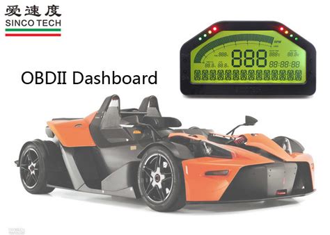 Digital Obd Ii Gauge Dashboards Custom Car Dashboard Plug And Play