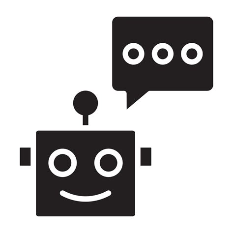 Chat Bot Icon Vector Art At Vecteezy
