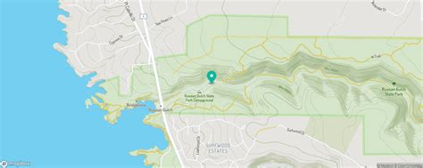 Russian Gulch State Park Campground Mendocino Ca