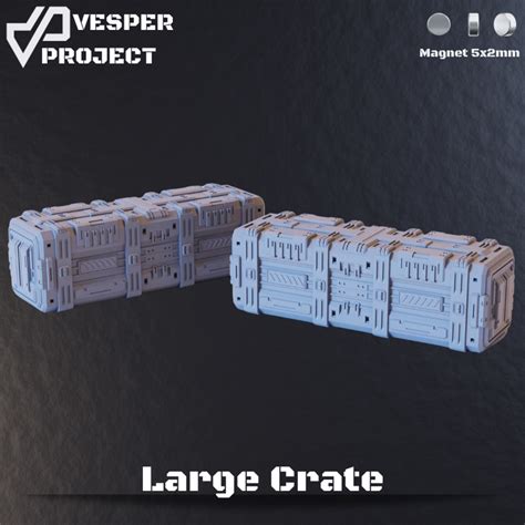 3d Printable Crates Small Medium Large By Vesper Project