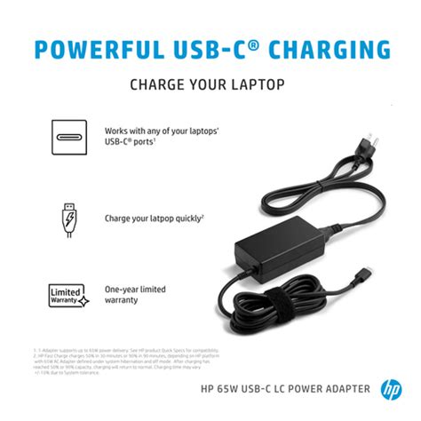 Hp W Usb C Lc Power Adapter P K Aaabu