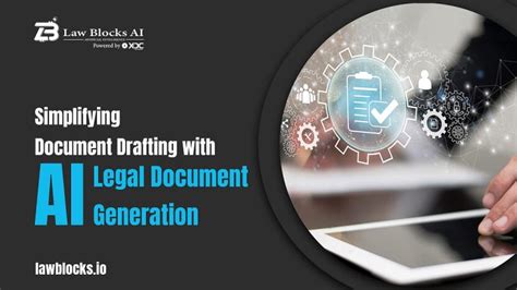 📝 Simplifying Document Drafting With Ai Legal Document Generation 📄