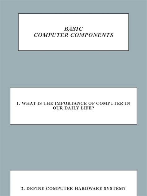 computer components pdf computer hardware computer data storage
