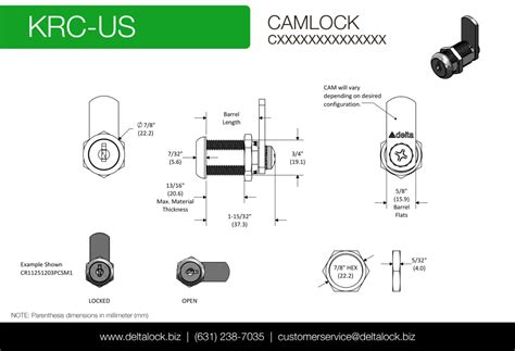 Camlocks Delta Lock