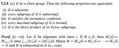 Abstract Algebra Subgroups Of Nilpotent Groups Are Subnormal