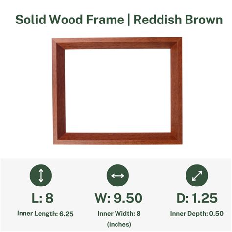 Solid Wood Frame For Alfajr Cf 19 Azan Wall Clocks Reddish Brown Azanclk