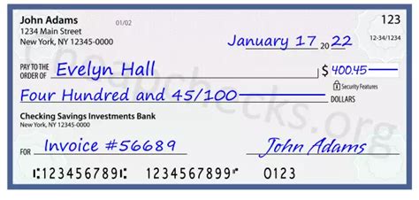 How To Write A Check For 400 Dollars Cheap Checks