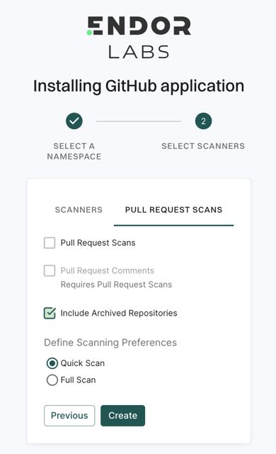 Deploy Endor Labs Github App Pro Endor Labs Docs