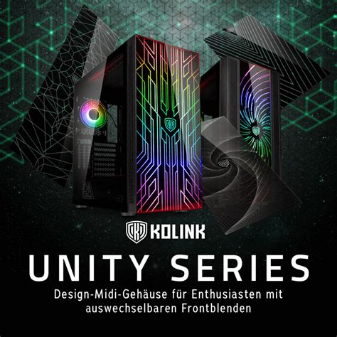 Kolink Unity Code X And Void Rift Showcases Für High End Hardware Bei