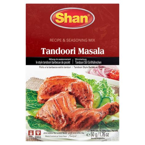 Shan Tandoori Masala Recipe And Seasoning Mix 50g Herbs Spices