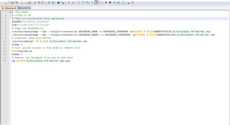 Auto Database Backup Script Centmin Mod Community Support Forums