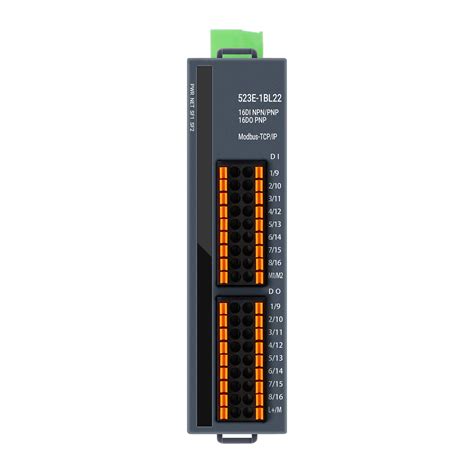 Modbus Tcp Bus Digital Io Module Plc Module Remote Io System 16di16dopnp Output