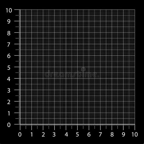 Measured Grid Graph Plotting Grid Stock Vector Illustration Of Close