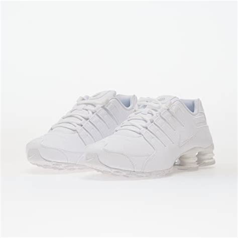 All White Nike Shox Mens