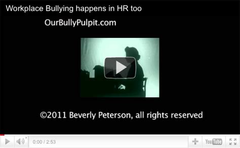 Workplace Bullying Happens In Hr Too Our Bully Pulpit