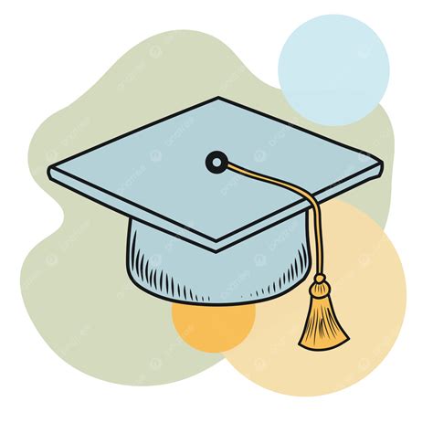 Graduation Cap Drawing Cartoon