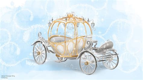 Concept Art New Cinderella Platinum Wedding Coach Coming To Disneyland