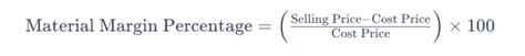 Material Margin Calculator Calculator Doc