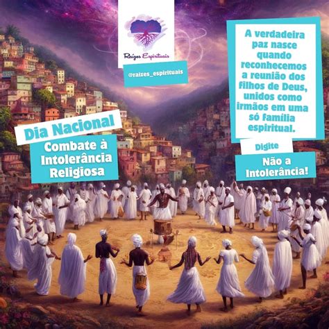 Dia Nacional De Combate à Intolerância Religiosa 21 De Janeiro