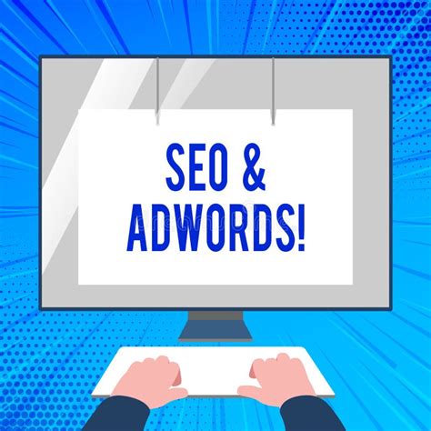 Handwriting Text Writing Seo And Adwords Concept Meaning They Are Main Tools Components Of