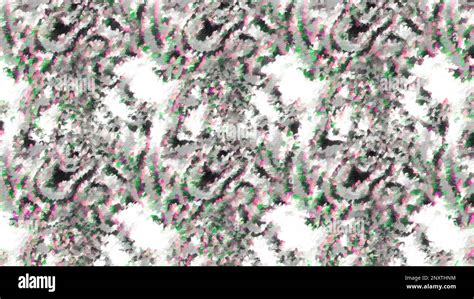 Abstract Kaleidoscopic Pattern With Flashing Lights Motion