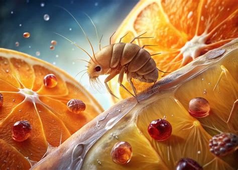 Intriguing Microscopic View Of A Flea Bite On Human Skin Paired With A