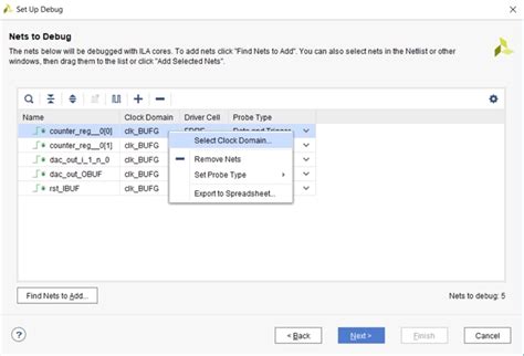 Debug Configuration Shows Nodes Are Driven By A Reset Signal