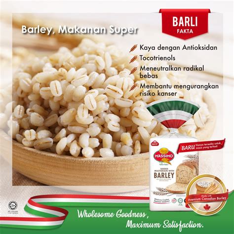 Massimo Bread Barli Adalah Makanan Utama Di Timur