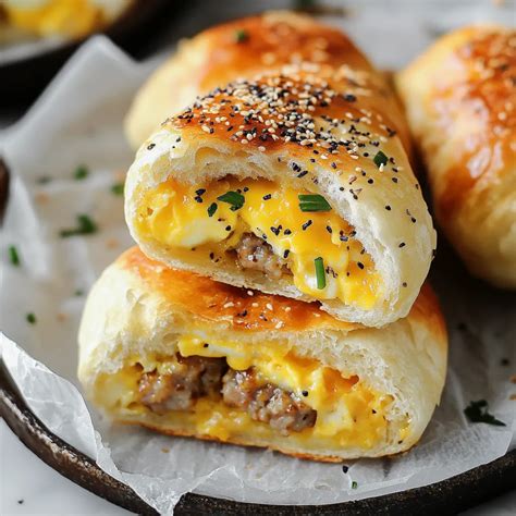 Easy Sausage Egg And Cheese Kolaches Recipe Cooking With Casey