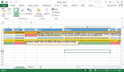 Excel Add In For Mailchimp Connection Integration Import And Bulk