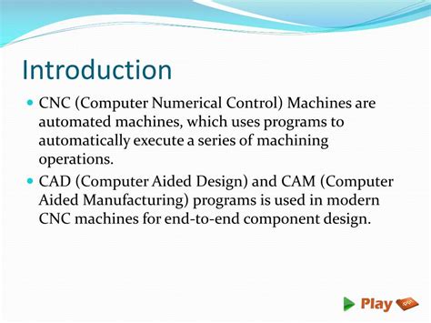 PPT CNC MACHINES PowerPoint Presentation Free Download ID
