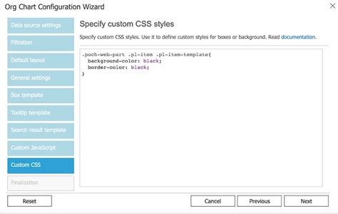 Custom Css Version 3xx And On Premises — Plumsail Orgchart 10