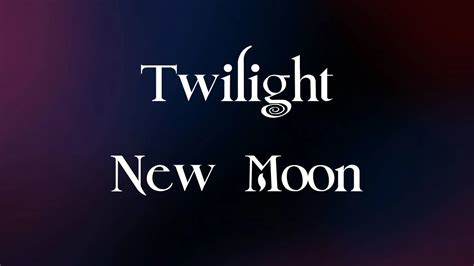 twilight new moon font free download