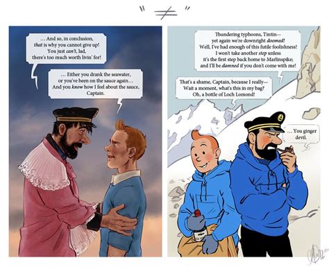 Tintin And Captain Haddock