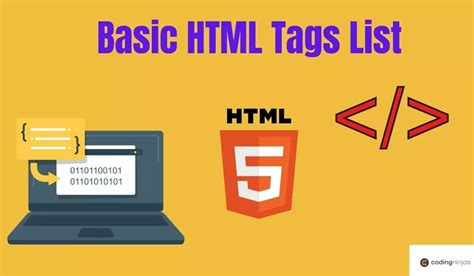 basic html tags list naukri code 360