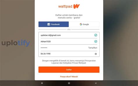 Cara Membuat Akun Baru Wattpad Di Hp Dan Laptop 2023
